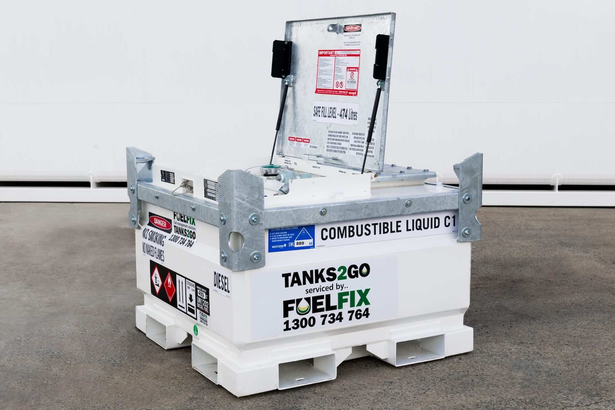 500L Self Bunded Fuel Tank | Fuelfix Fuel Storage