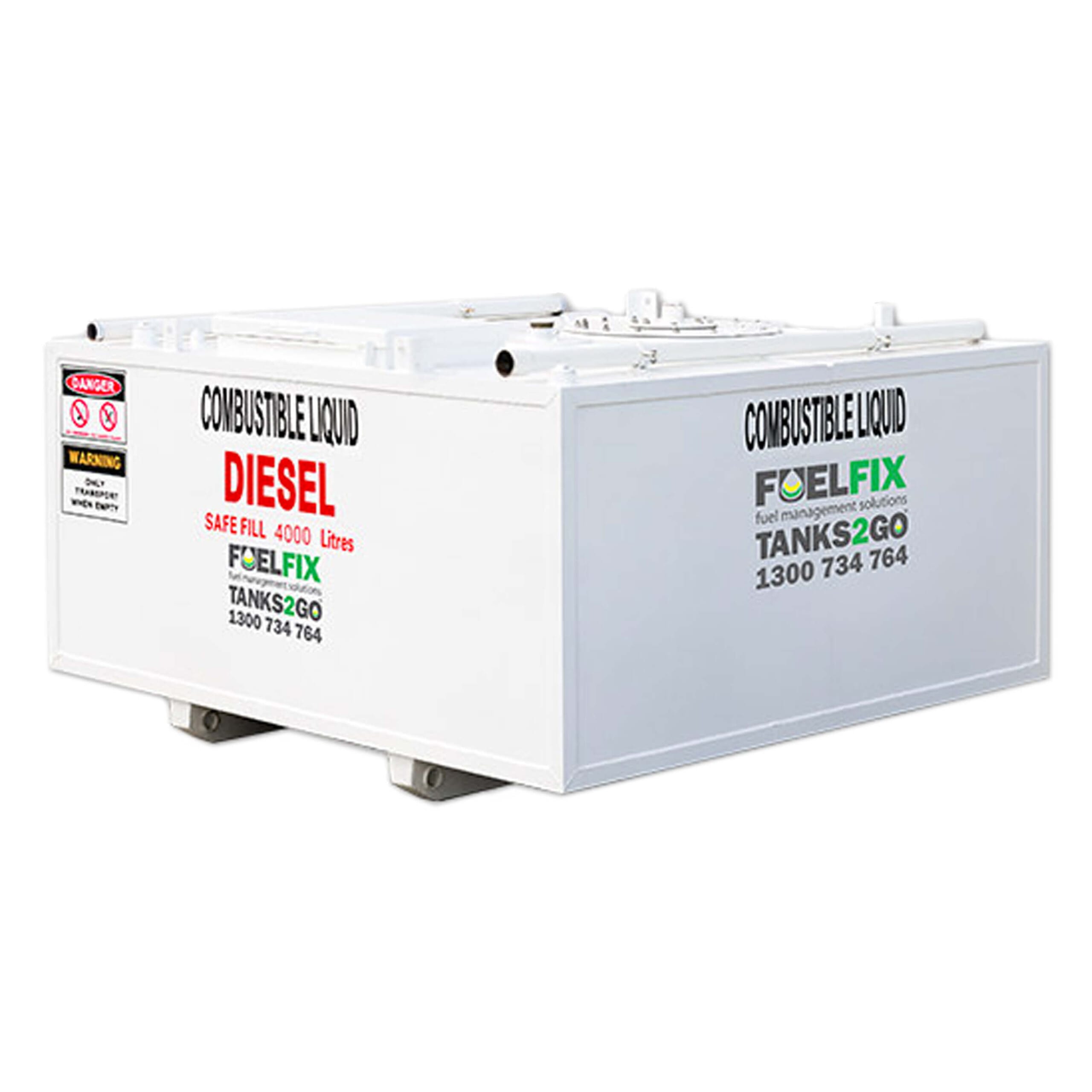 4,000L Self Bunded Fuel Tank - Fuelfix & Tanks2GO