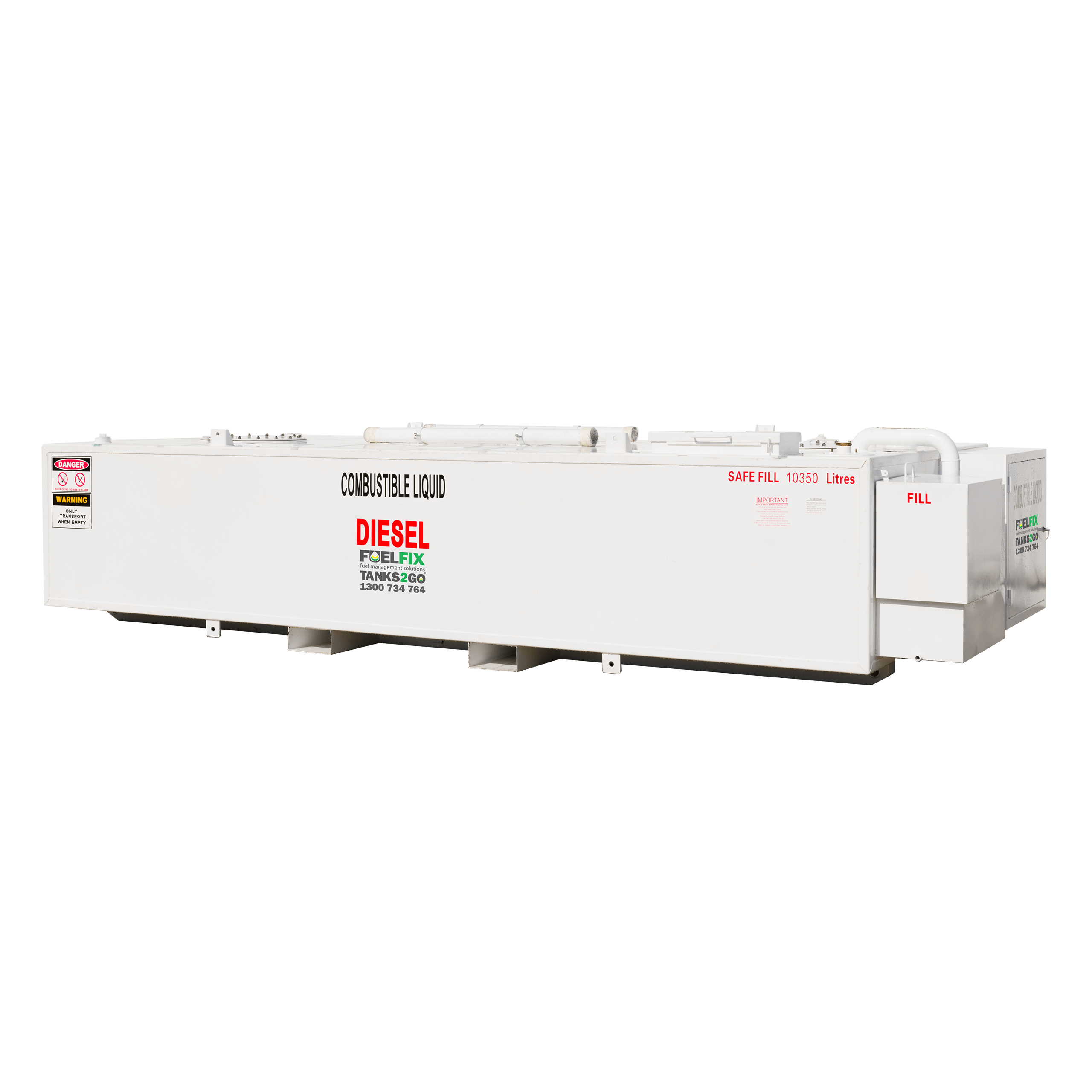 4,000L Self Bunded Fuel Tank - Fuelfix & Tanks2GO